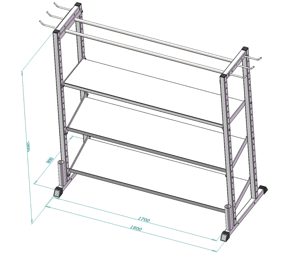 Custom / Commercial Modular Gym Storage | Premier Fitness Supply